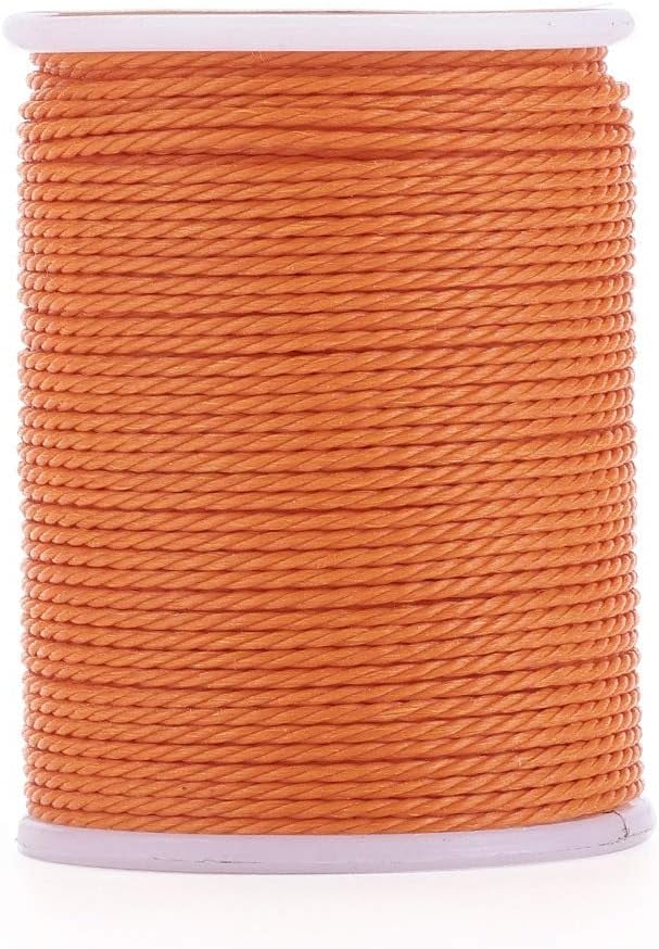 1 Roll 12.02 Yards(11m) 1mm Waxed Polyester Cord Bead Thread Round ...