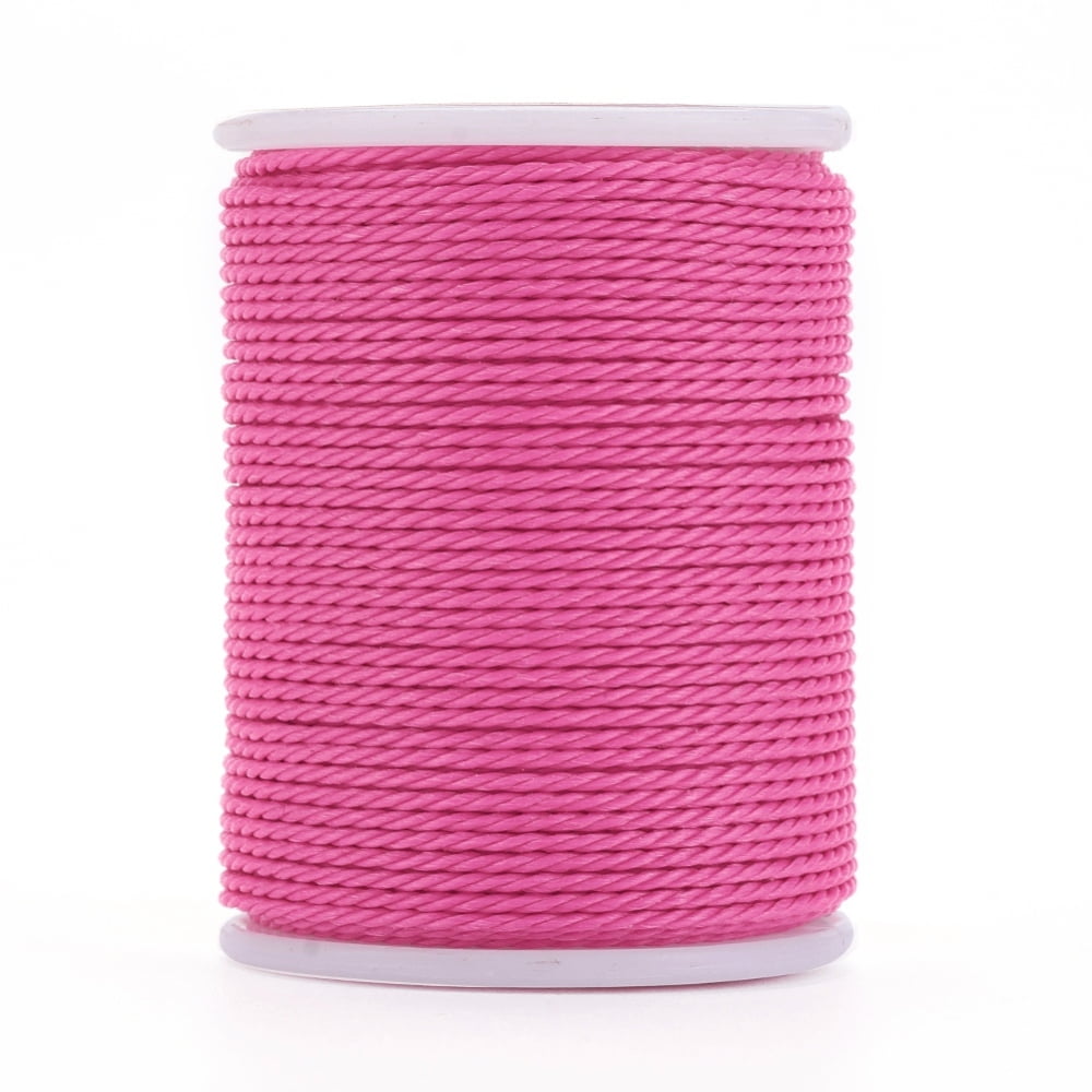 1 Roll 12.02 Yards(11m) 1mm Waxed Polyester Cord Bead Thread Round ...