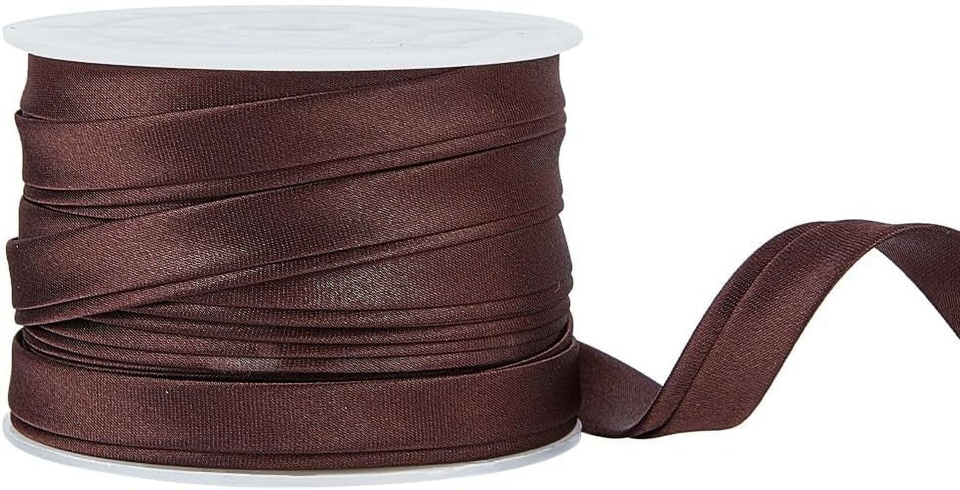 1 Roll 13.5 Yard Satin Bias Tape 3/8 inch Double Fold Satin Binding Bias Ribbon for Cheongsam ...