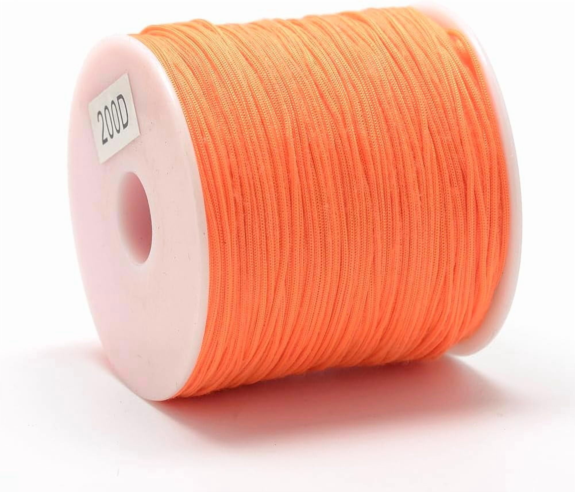 1 Roll 131.23~142.16 Yards(120~130m) 0.8mm Polyester Cords Bead Thread ...