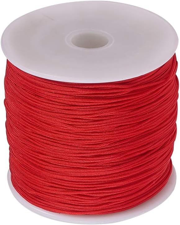 1 Roll About 150 Yards Nylon Jewelry Thread Cord 0.5mm Chinese Knotting ...