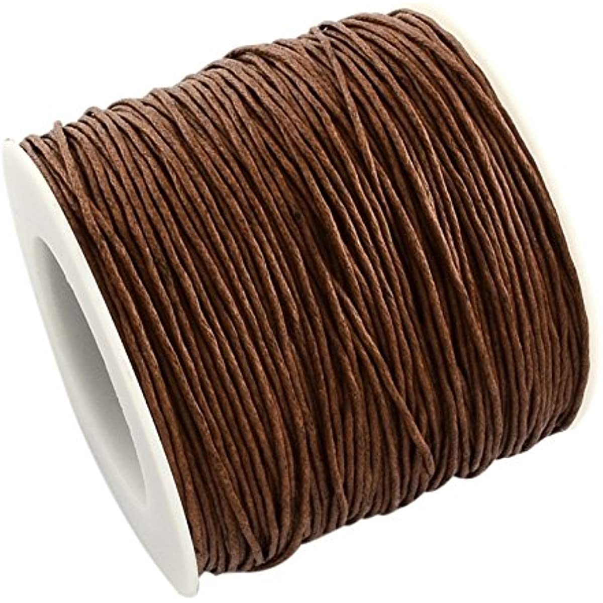 1 Roll 1mm 100 Yards Waxed Cotton Cord Thread Beading String for ...