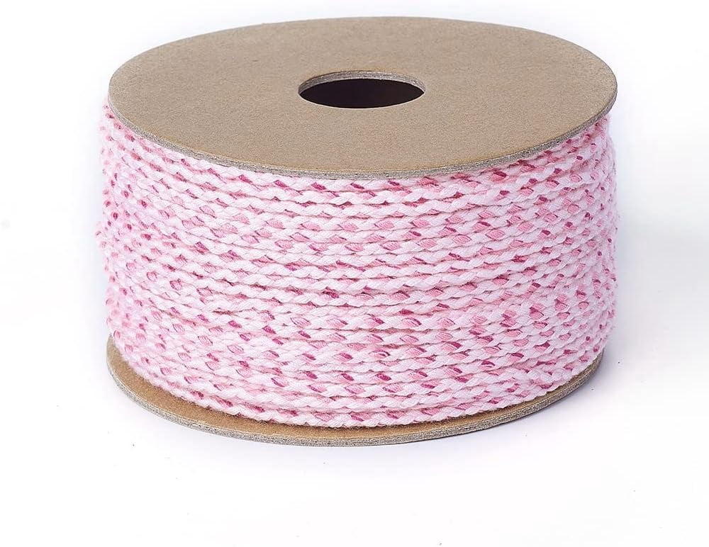 1 Roll 21.87 Yards(20m) 2mm Macrame Cotton Cord Bead Thread Macrame ...