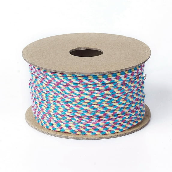 1 Roll 21.87 Yards(20m) 2mm Macrame Cotton Cord Bead Thread Macrame ...