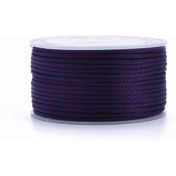 1 Roll 21.87 Yards(20m) 2mm Polyester Cords Bead Thread Polyester Cords ...