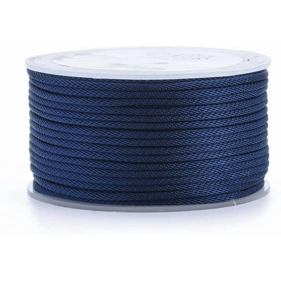 1 Roll 21.87 Yards(20m) 2mm Polyester Cords Bead Thread Polyester Cords ...