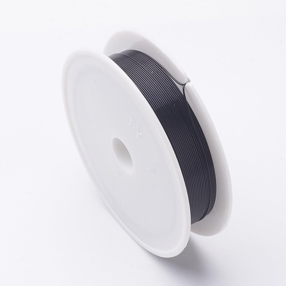 1 Roll 22.96 Feet(7m) 0.5mm Round Iron Wire Stringing Materials for DIY ...