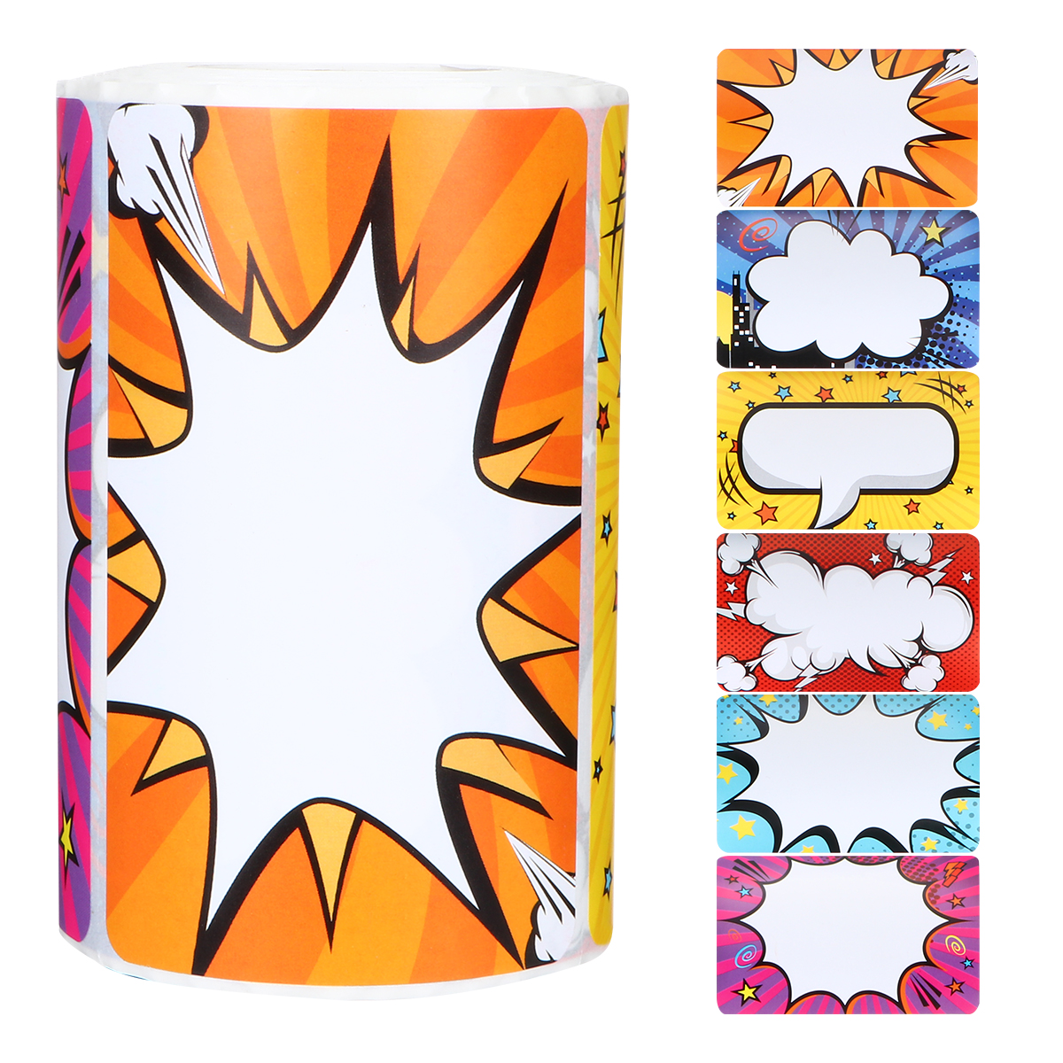 1 Roll/250pcs Colorful Name Label Sticker Practical Price Tag Handy ...