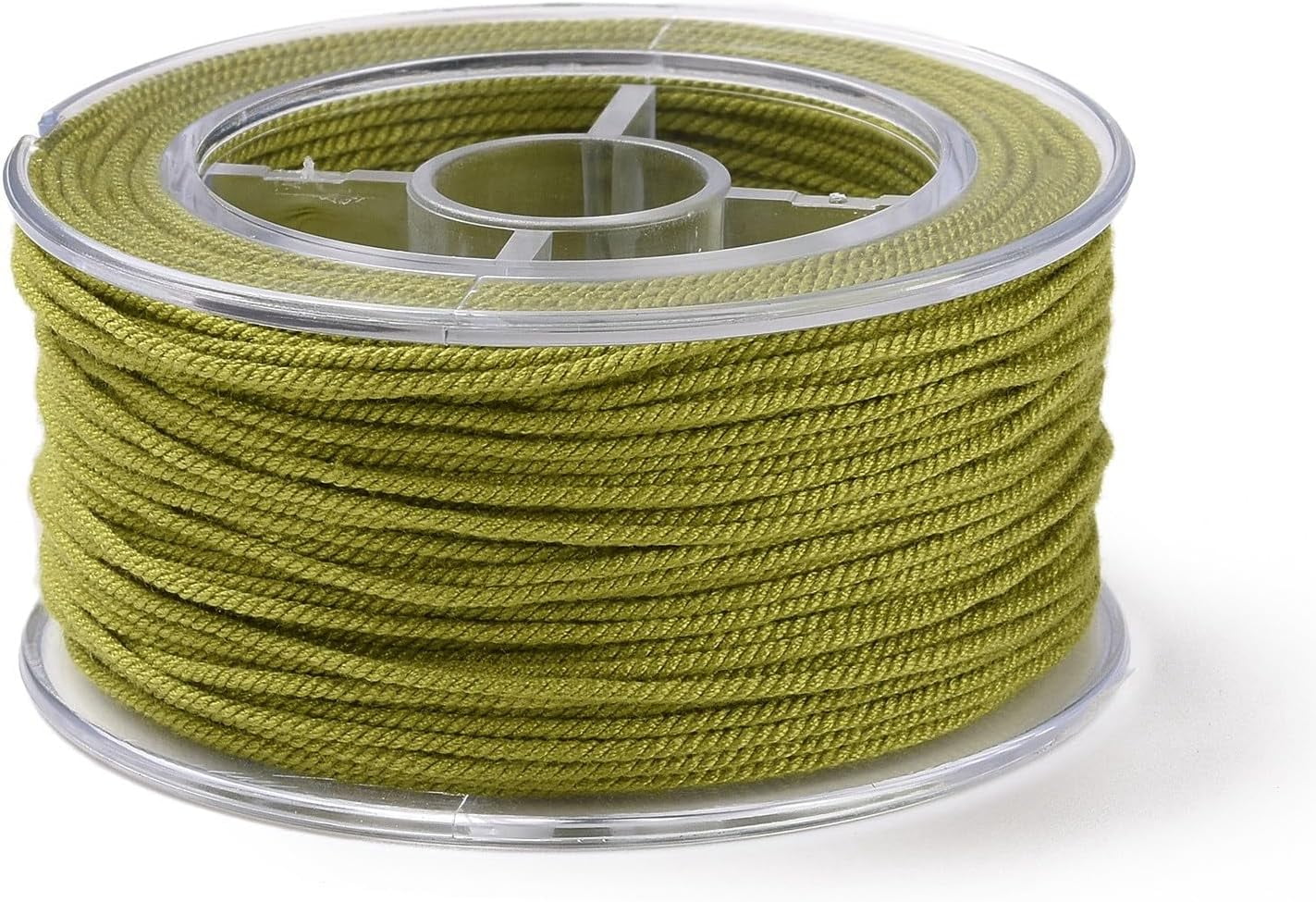 1 Roll 26.25 Yards(24m) 1.2mm Macrame Cotton Cord Bead Thread Macrame Cotton Cord Rope with ...