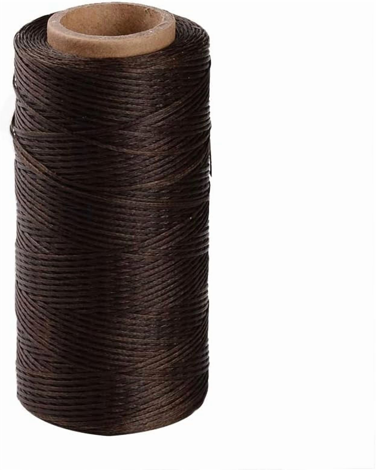 1 Roll 280 Yards Flat Waxed Polyester Cord 1mm Leather Sewing Thread ...