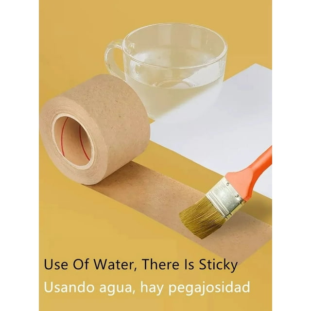 1 Roll 30m Kraft Paper Tape Bundled Adhesive Paper Tapes Sealed Water ...