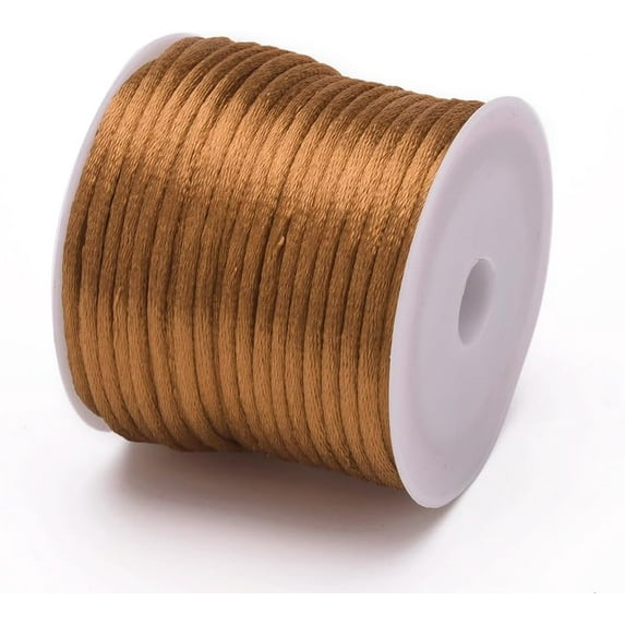 1 Roll 32.8 Yards(30m) 1mm Nylon Cord Bead Thread Nylon Cord Satin ...