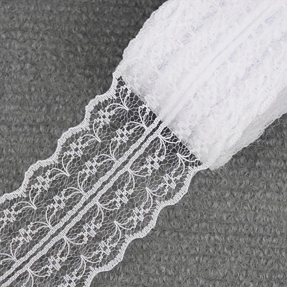 1 Roll 45mm 10 Yards Lace Tape Net Lace Trim Ribbon Ideal for Wedding ...