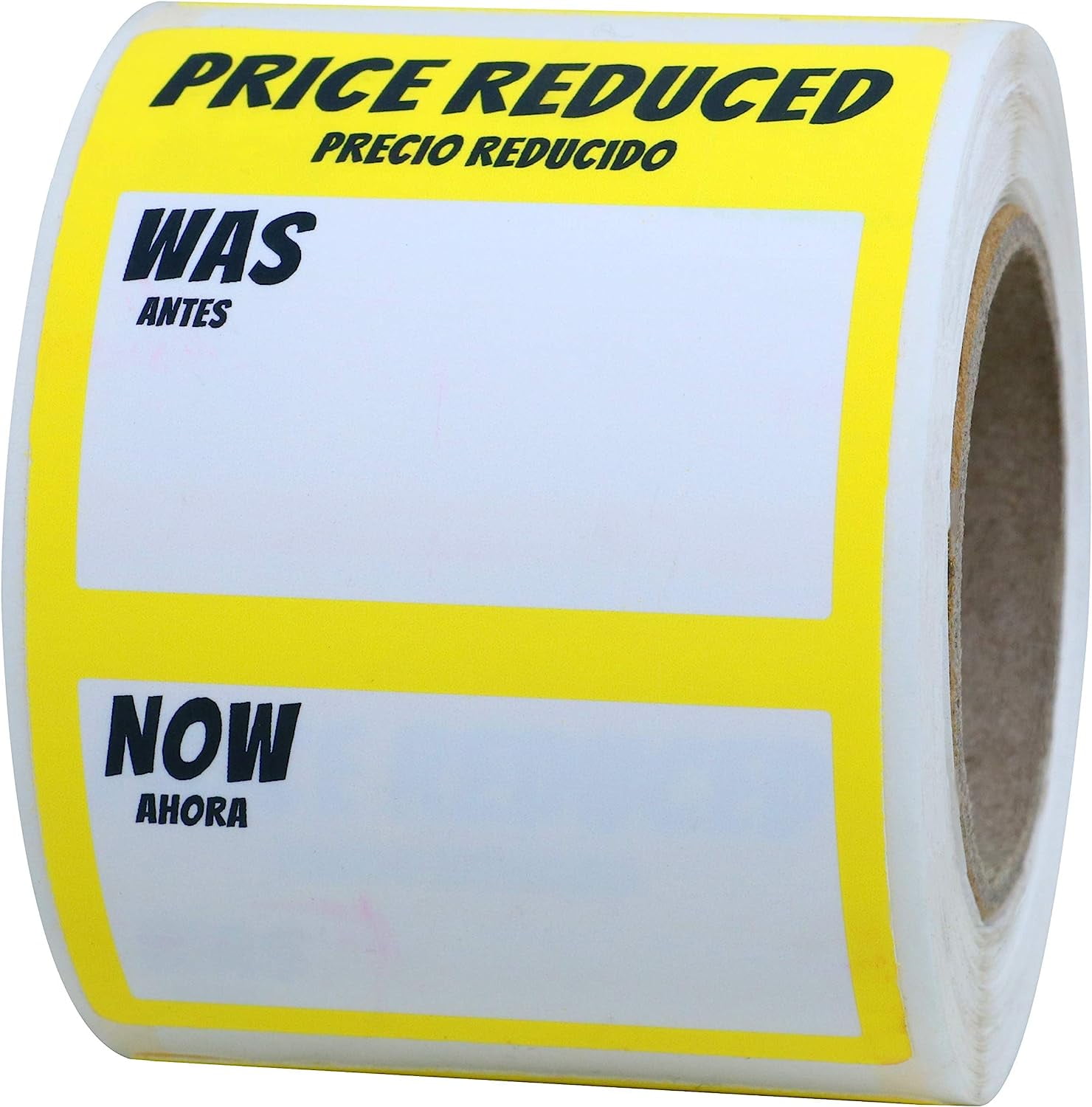 1 Roll 500 Labels Price Reduced Retail Grocery Market Stickers, 2 x 3 ...