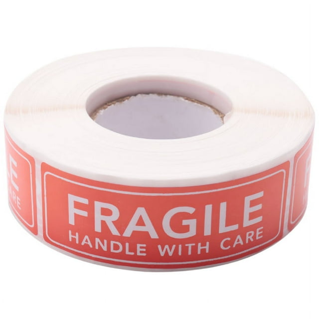 1 Roll/500Pcs Fragile Stickers - Fragile Handle with Care Labels - for ... 1 Roll/500Pcs Fragile Stickers - Fragile Handle with Care Labels - for ...