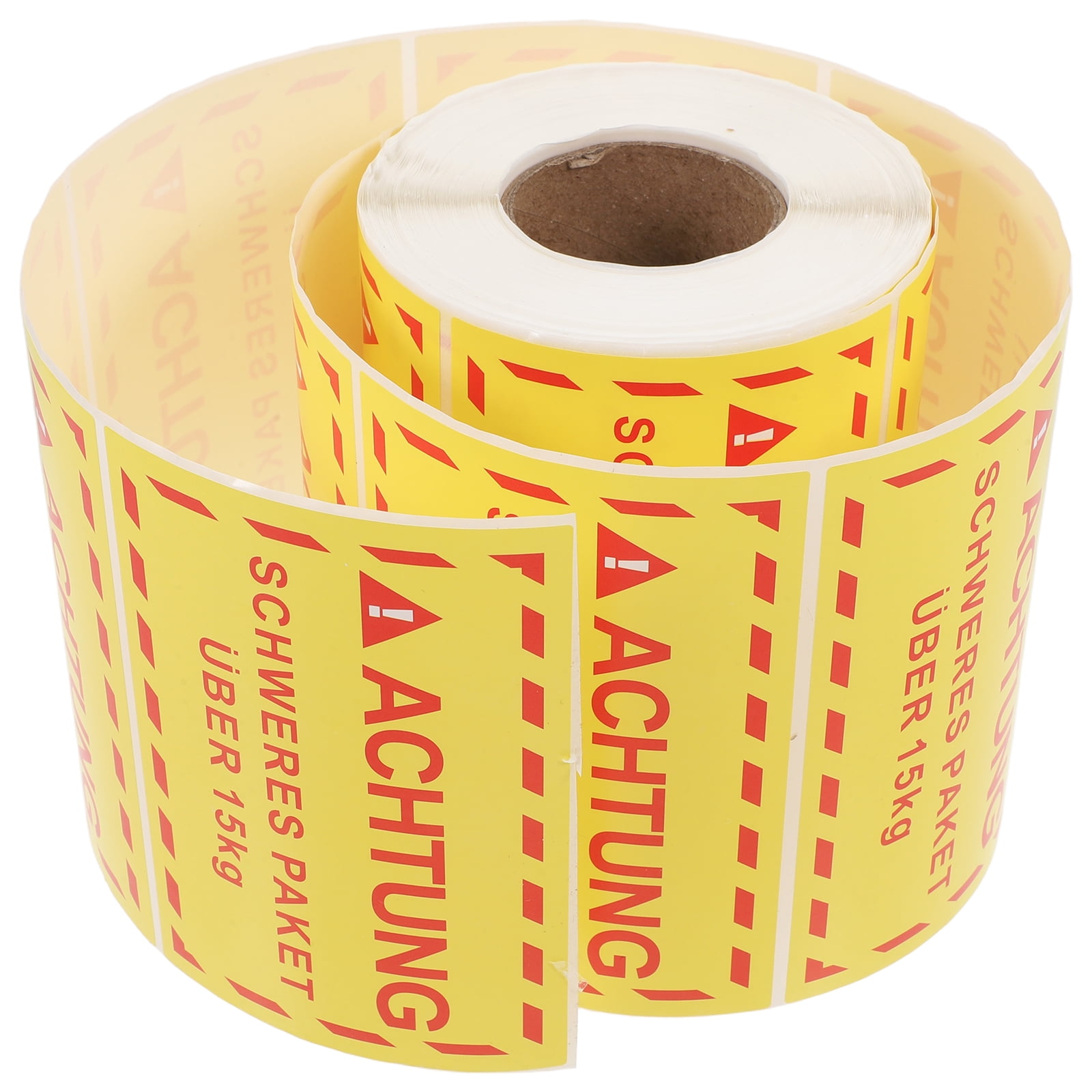 1 Roll/500Pcs Overweight Sticker Caution Heavy Stickers Moving Caution ...