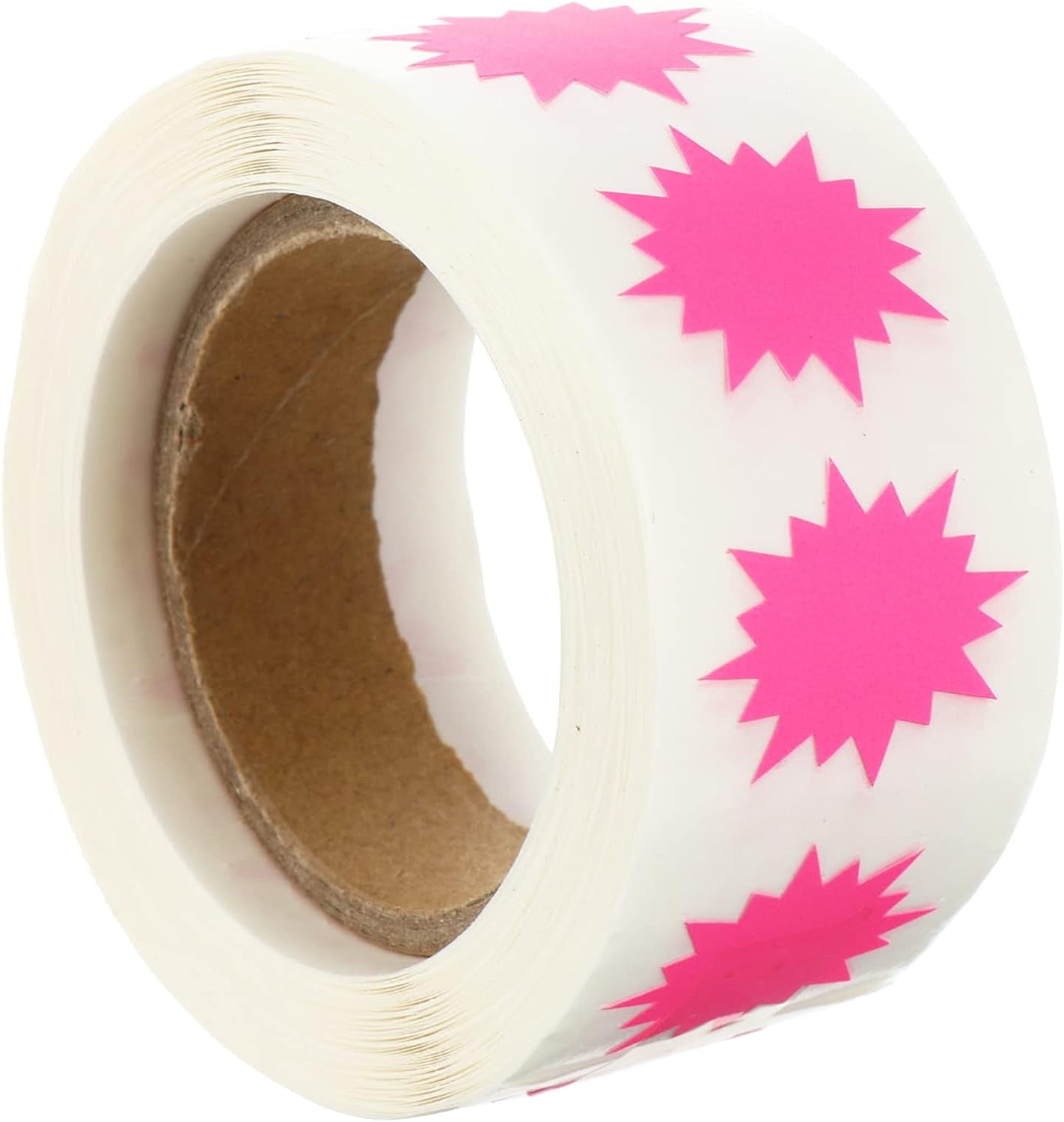 1 Roll/500pcs Fluorescent Color Label Roll Glow Toys Wedding Scrapbook ...