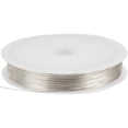 1 Roll 50M Silver Plated Round Copper Wire Jewelry Wire Jewelry Making ...