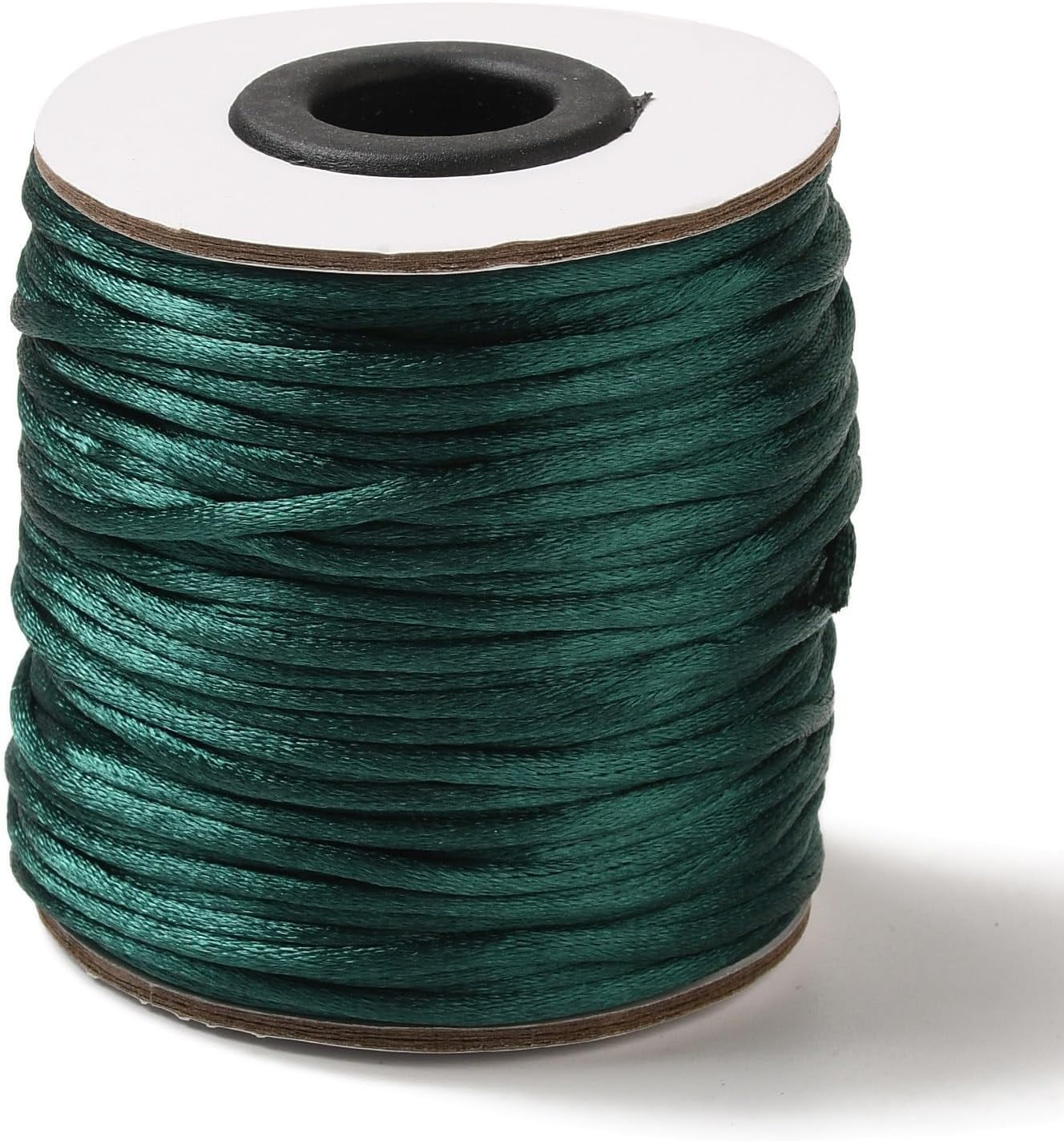 1 Roll 50yards(150 feet) 2mm Nylon Rattail Satin Cord Bead Thread Nylon ...
