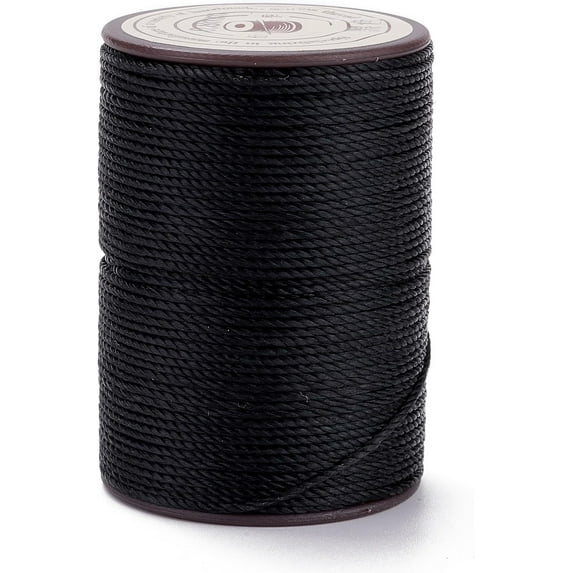 1 Roll 54.68 Yards(50m) 0.8mm Waxed Polyester Thread String Bead Thread ...