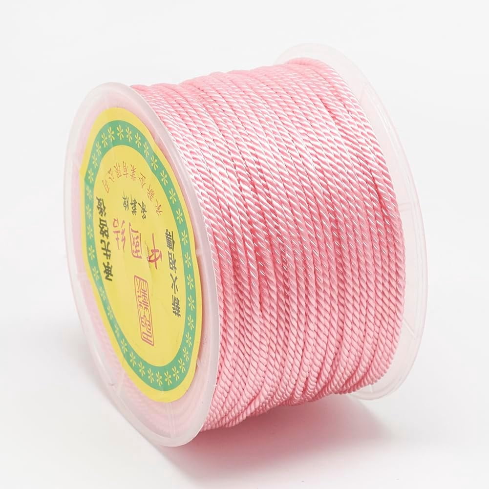 1 Roll 54.68 Yards(50m) 1.5~2mm Nylon Threads Bead Thread Nylon Threads ...
