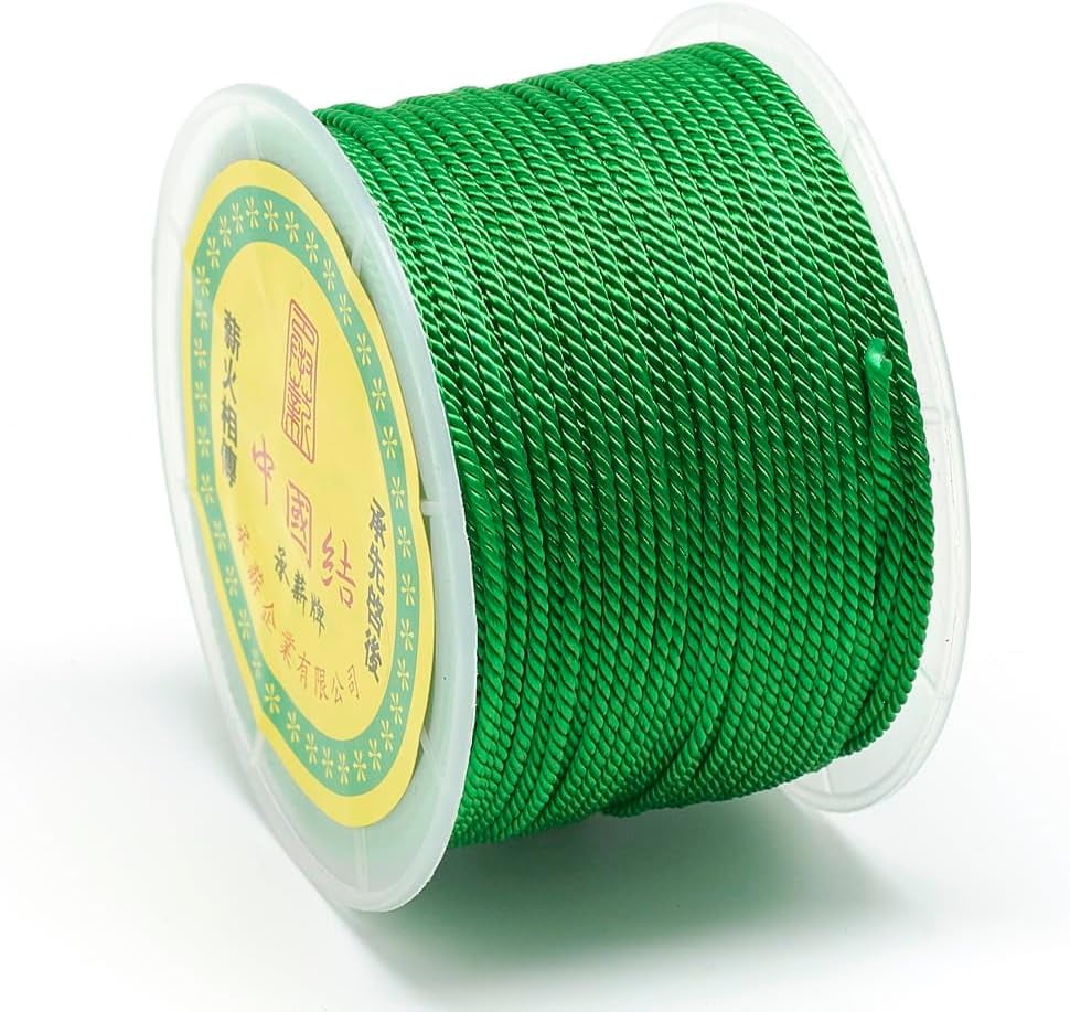 1 Roll 54.68 Yards(50m) 1.5~2mm Nylon Threads Bead Thread Nylon Threads ...