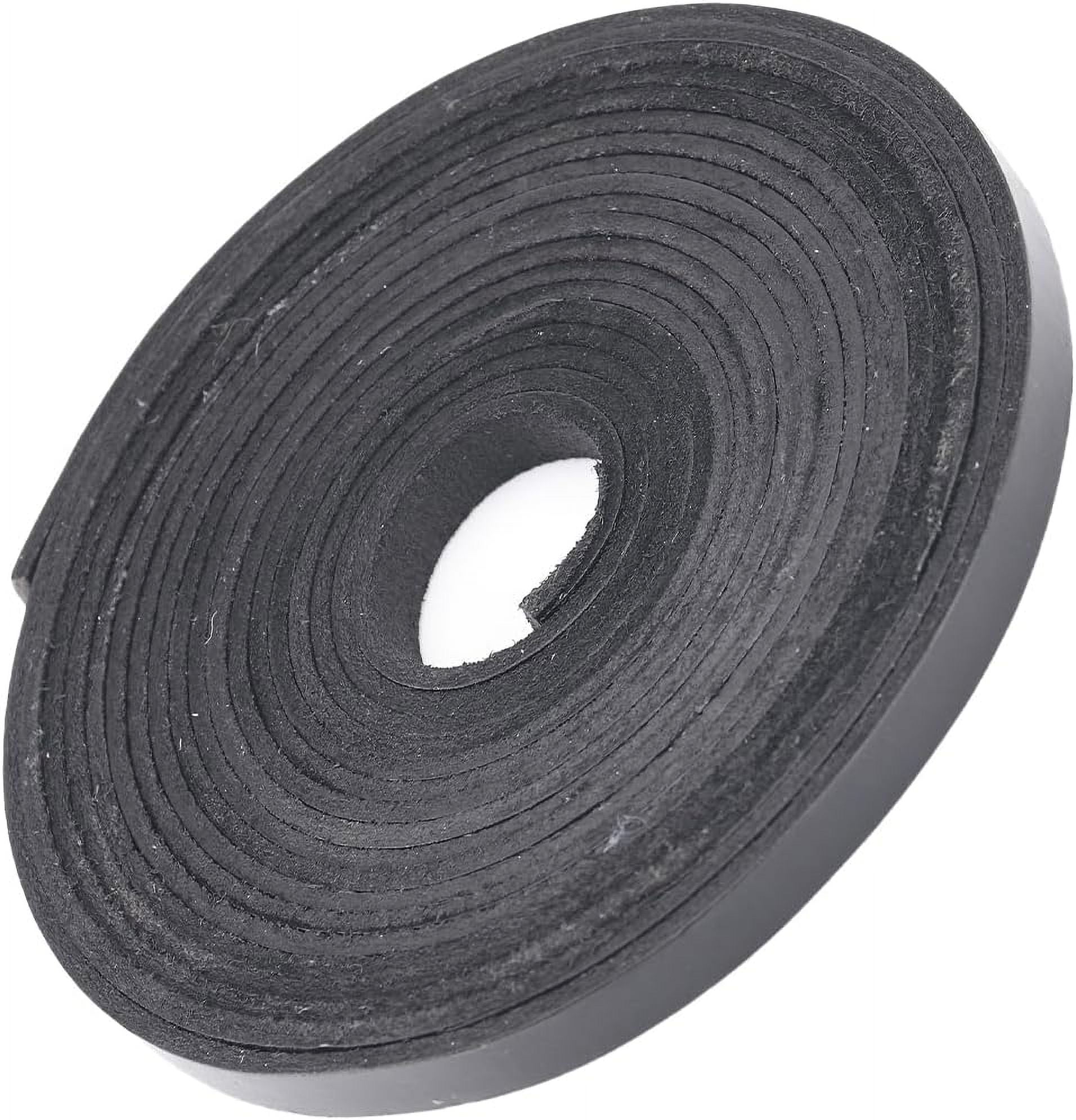 1 Roll 5M x 10mm Genuine Leather Strip Flat Leather Cord 2.5mm Thick ...