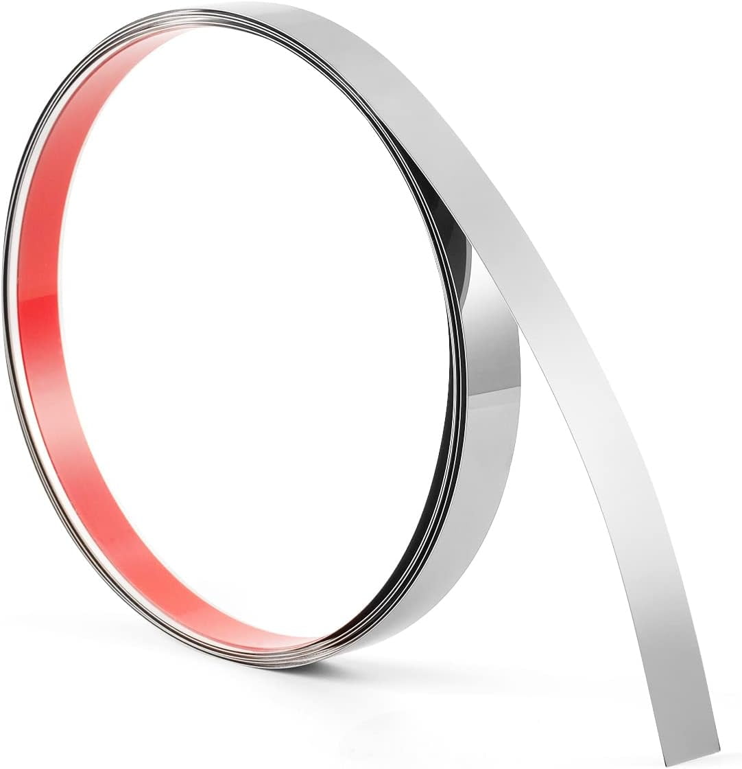 1 Roll 6.4Ft x 0.4inch Self-Adhesive Flexible Wall Sticker, Happon Wall ...