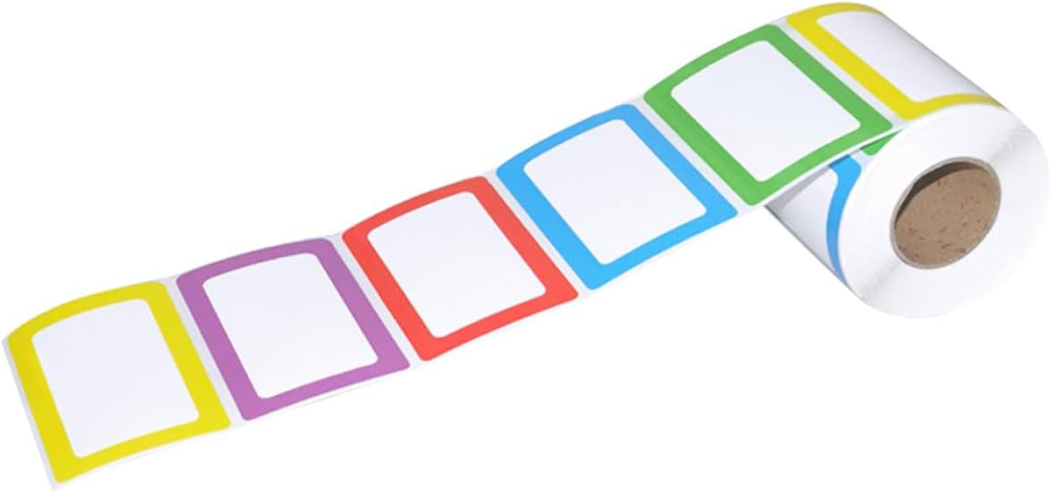 1 Roll 600pcs Containers for Clothes Work Lanyard Labels for Jars ...