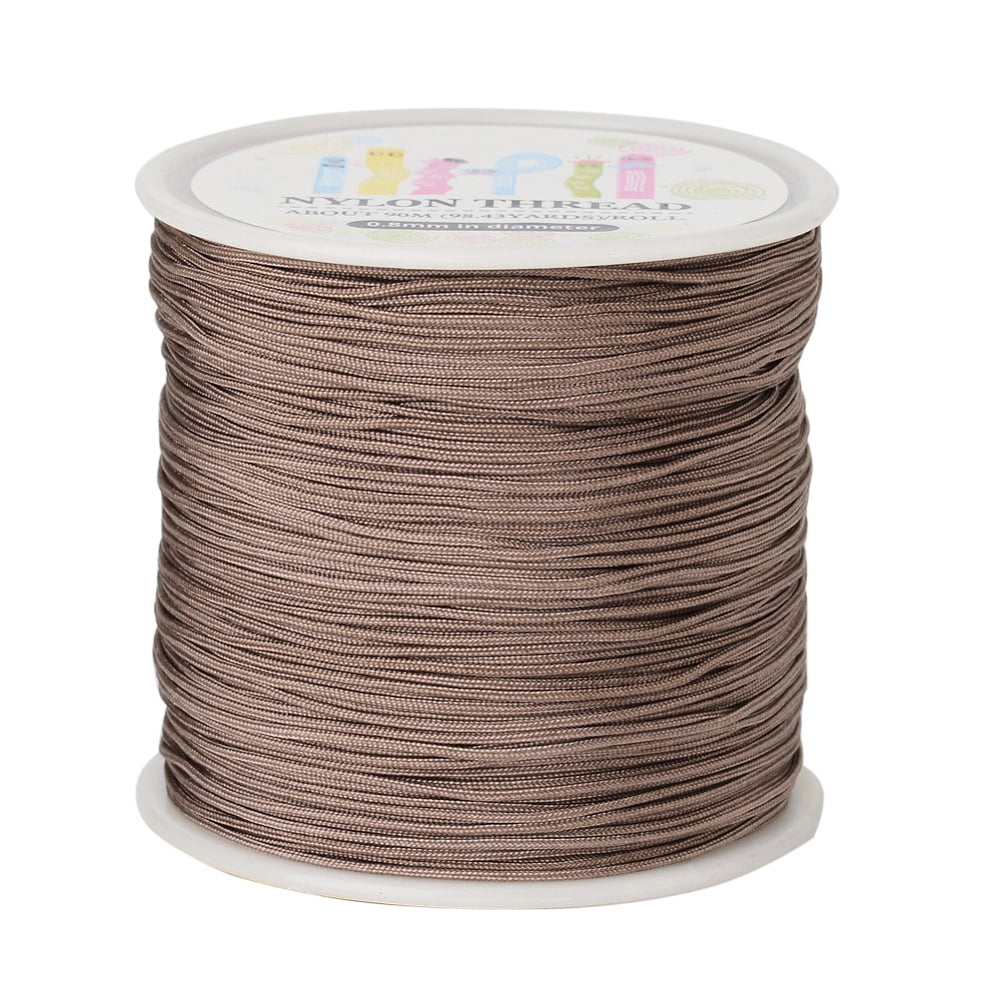 1 Roll 98 Yards Nylon Craft Thread Cord 0.8mm Satin Trim Cord Chinese ...