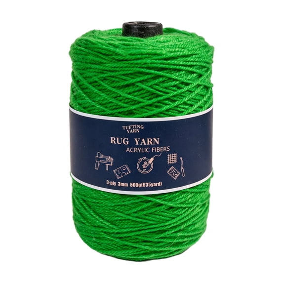 1 Roll Acrylic Fiber Yarn For Tufting Ideal For Handmade Carpets And ...