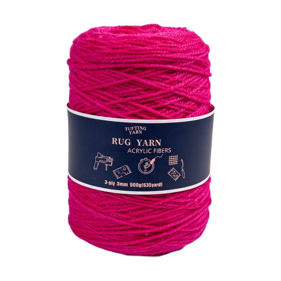 1 Roll Acrylic Fiber Yarn For Tufting Ideal For Handmade Carpets And ...