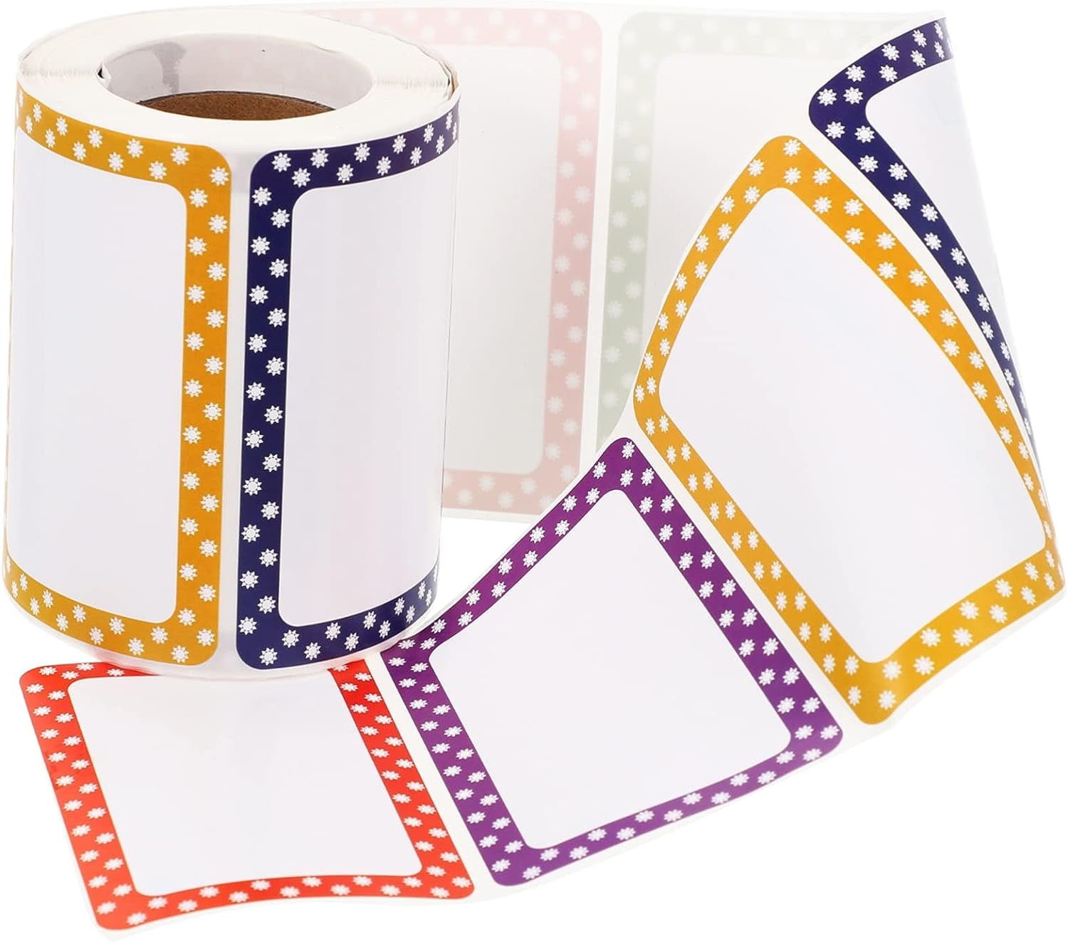 1 Roll Alphabet Tabs Plain Gift Tags Thermal Labels Blank Sticker ...