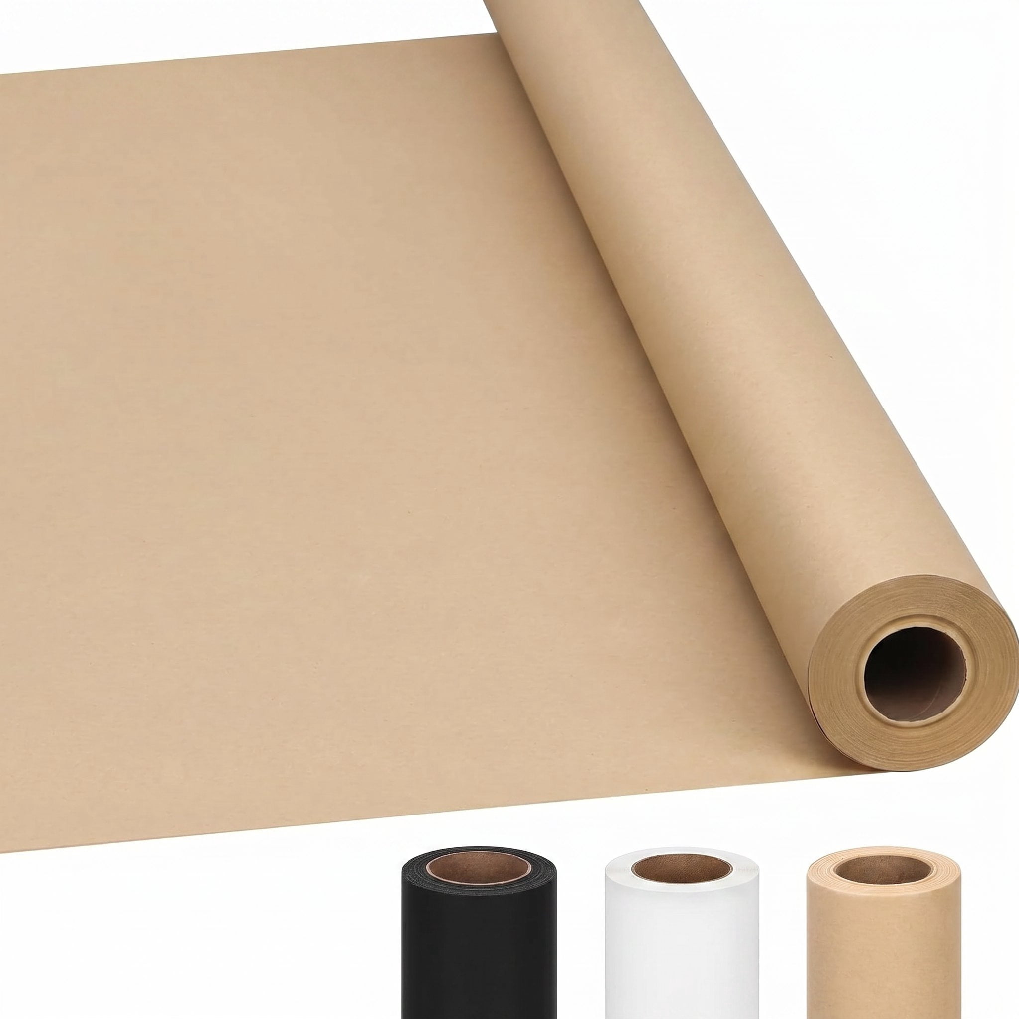 1 Roll Brown Paper Roll 36 in x 100 ft, Wrapping Packing Bulletin Board ...