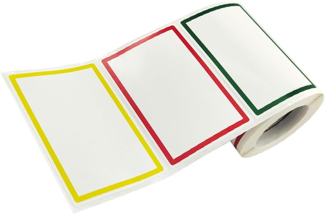 1 Roll Color Label Stickers Clothes Labels for Blank Labels Colored ...