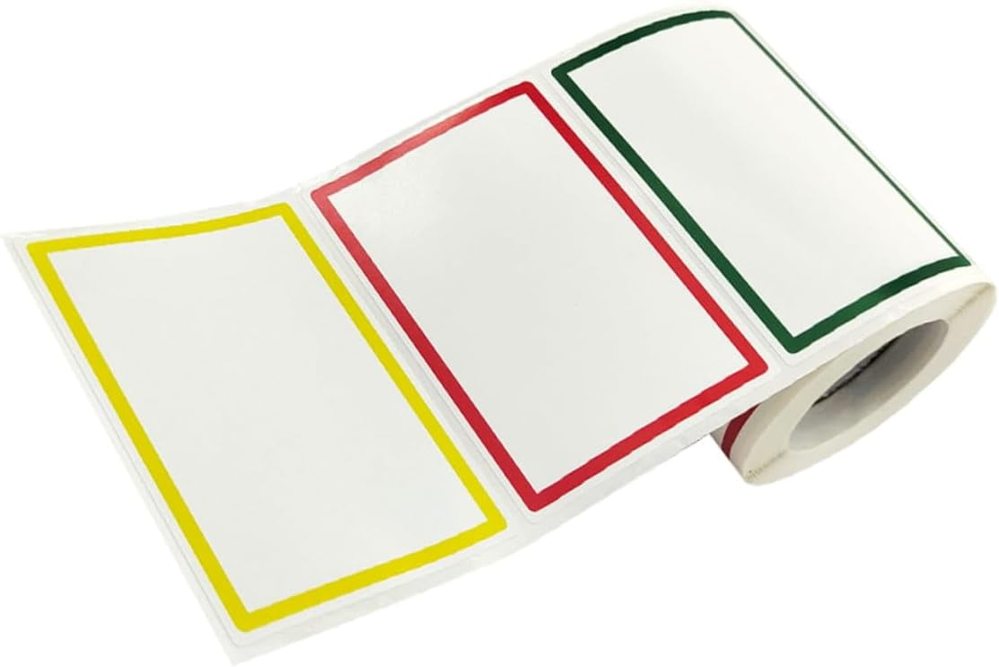 1 Roll Color Label Stickers Colored Labels Costume Stickers Stickers ...