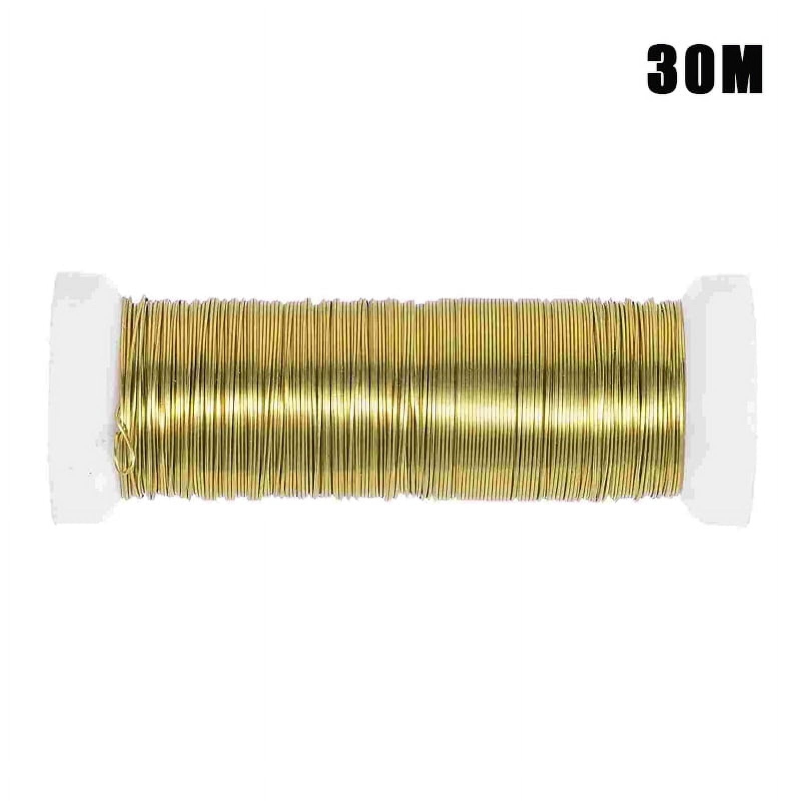 1 Roll Crafts Wires Florist Flower Wire Stems DIY Flower Stem Wires ...