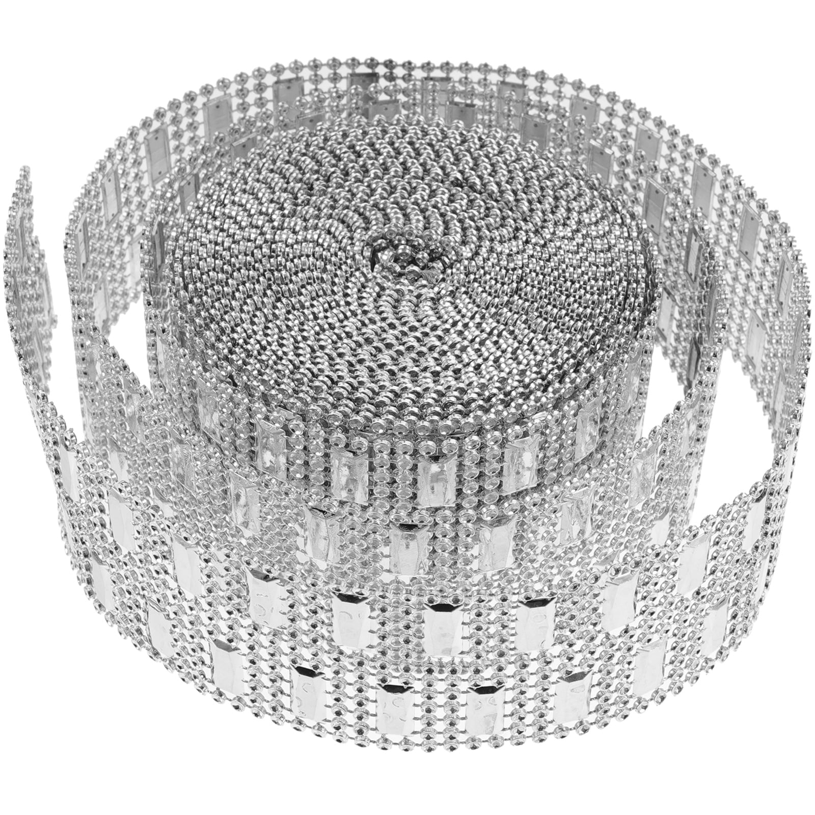 1 Roll Crystal Rhinestone Diamond Ribbon Shiny Crystal Trim Ribbon Roll ...