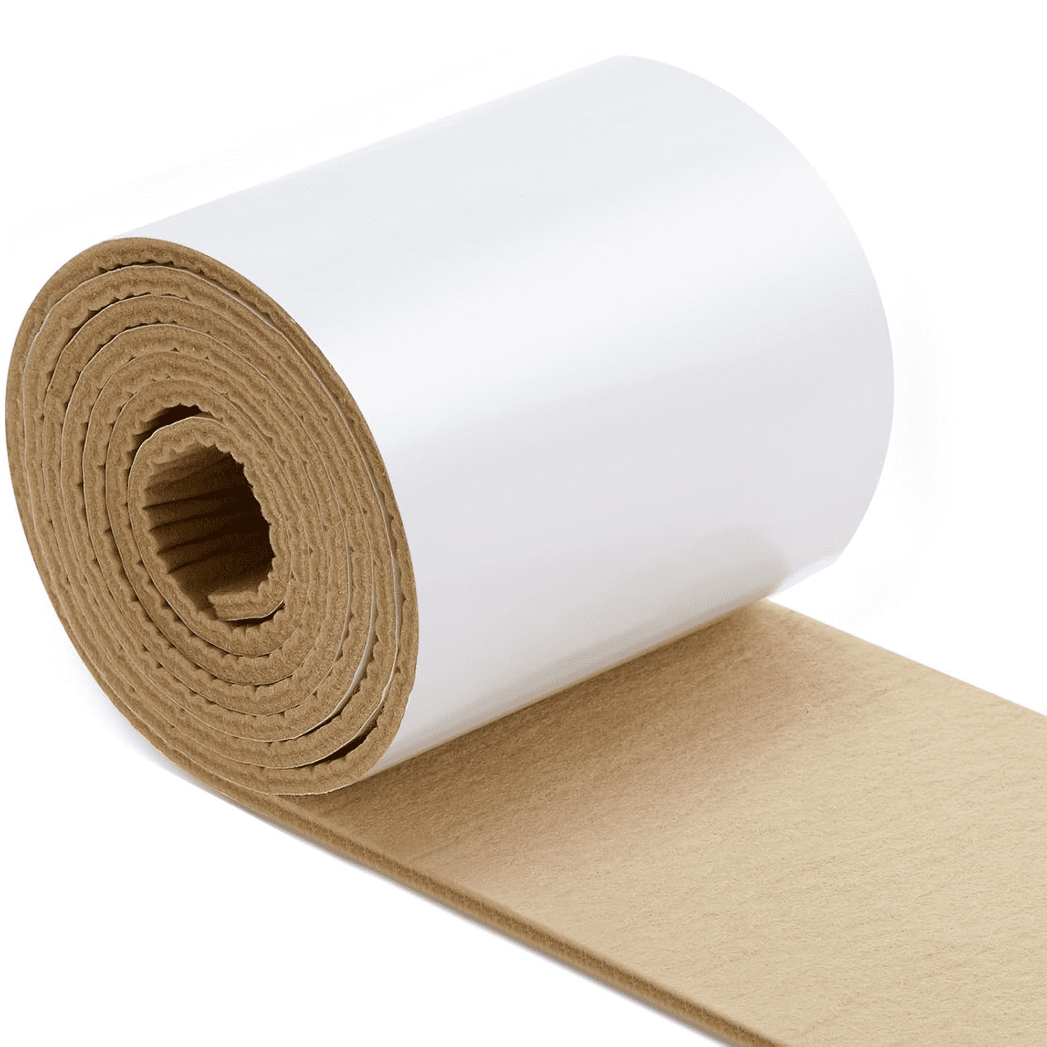 1 Roll Felt Padding Roll with Adhesive Backing,5.9" x 6.5 Ft Beige ...