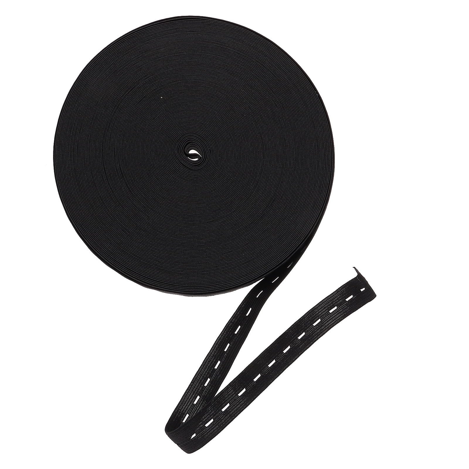 1 Roll Flat Sewing Band Spool with Buttonholes Stretch Elastic Bands ...
