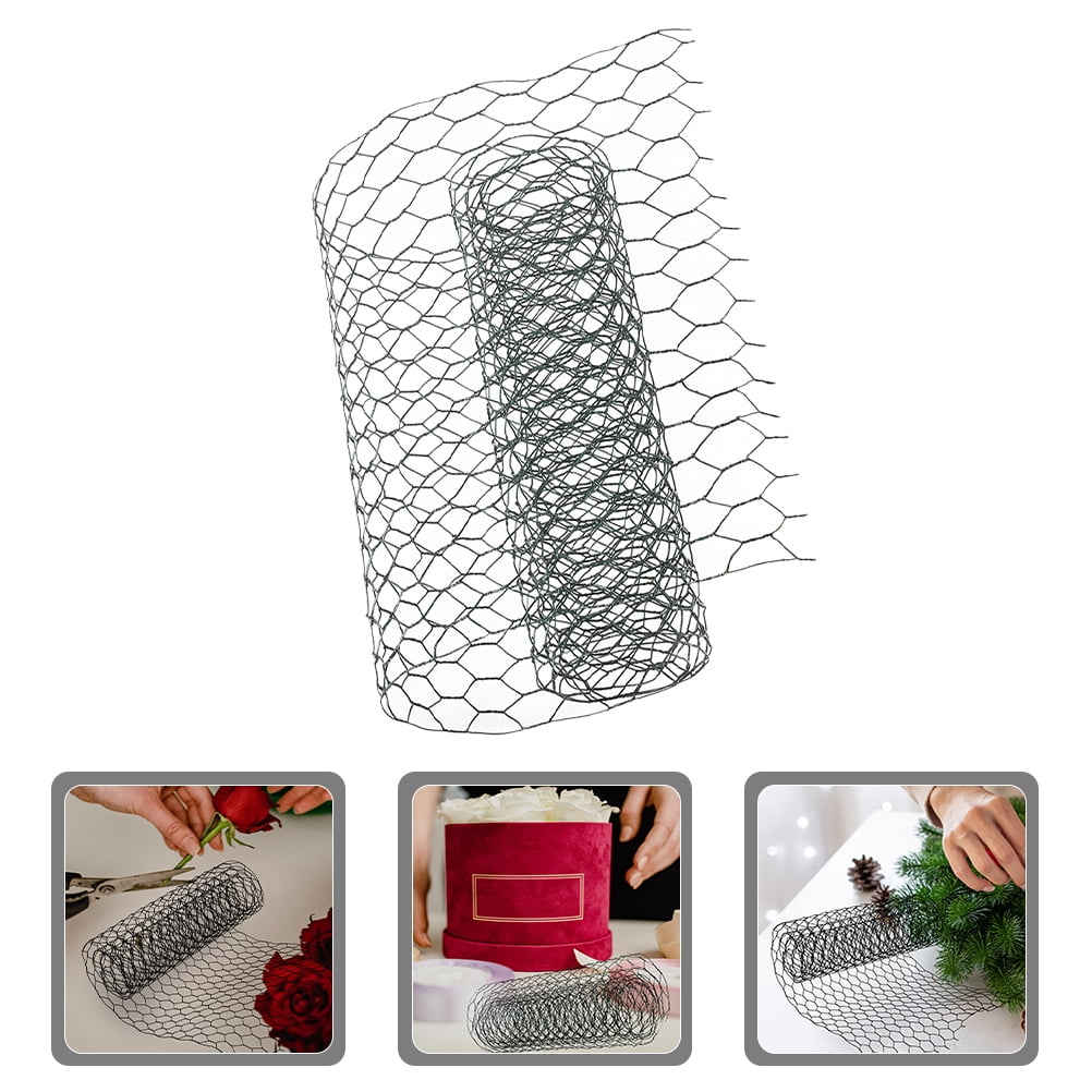 Green Iron Wire Mesh Netting for Home Sturdy Floral Supply Chicken Wire ...