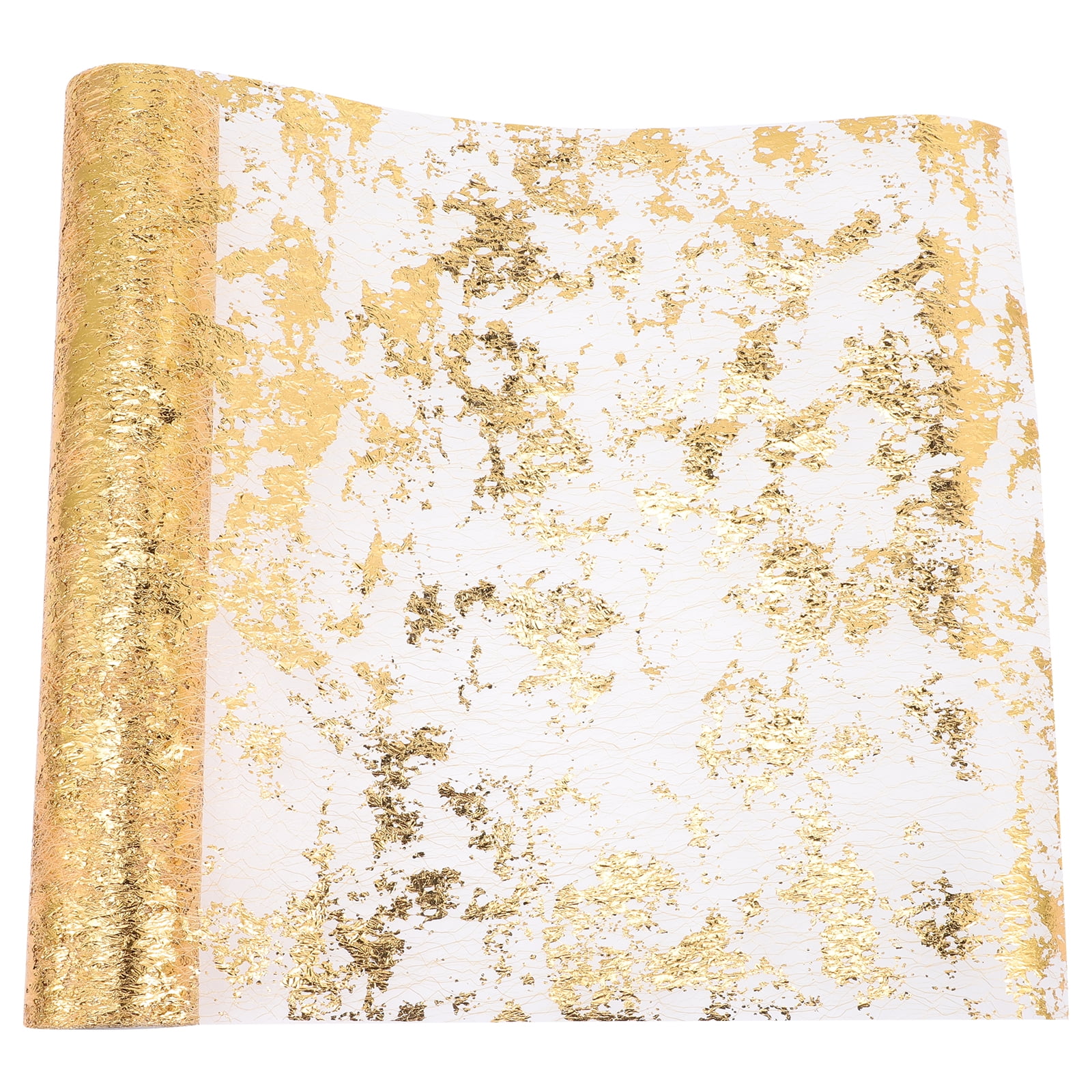 1 Roll Gold Mesh Table Runner Party Table Decor for Wedding Banquet ...