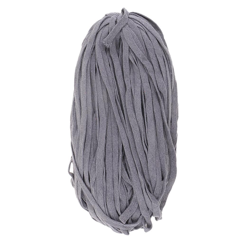 1 Roll Gray Cotton Flat Draw Cord / Drawstrings / Drawcord String for ...