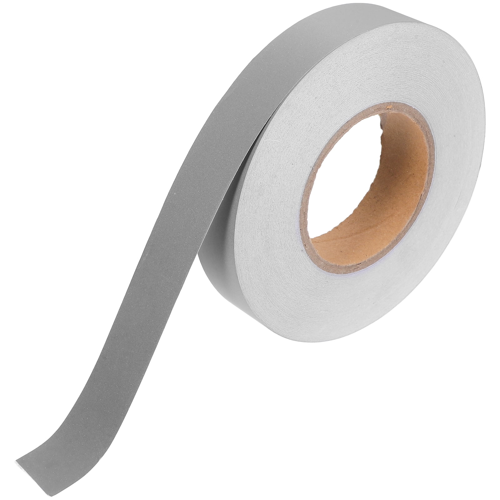 OUNONA 1 Roll Gray Reflective Fabric with Adhesive Backing for Safety ...