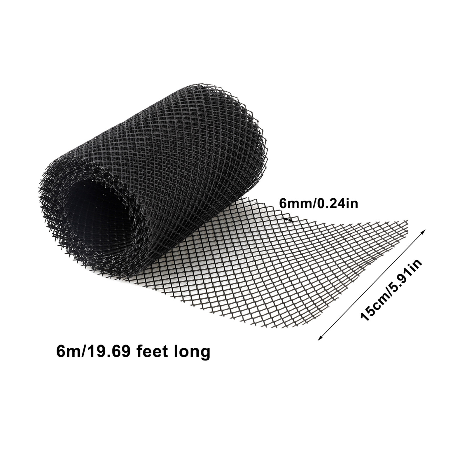 1 Roll Gutter Guard Mesh Garden Mesh Cover Flexible PP Balcony Drain ...