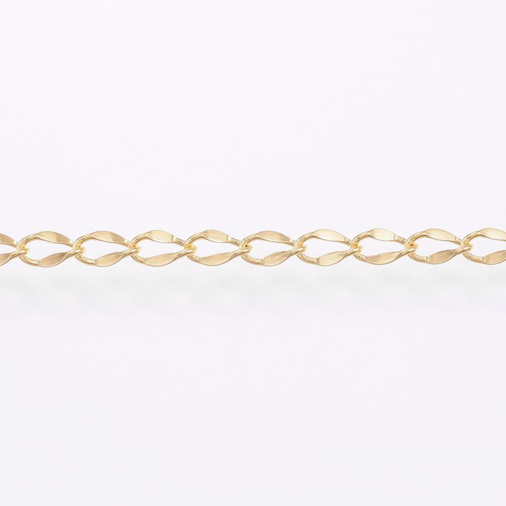 1 Roll Handmade Ion Plating(IP) 304 Stainless Steel Twisted Chain Curb ...