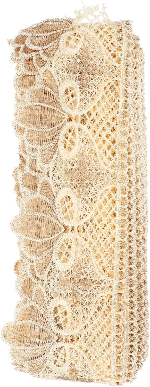 1 Roll Lace Ribbon Trim for DIY Decoration Yards of Embroidered Lace ...