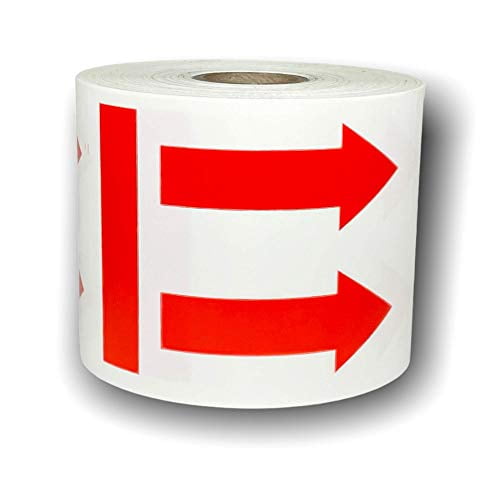 1 Roll Large 3x4 Double Arrow Special Handling Shipping Pallet Stickers ...