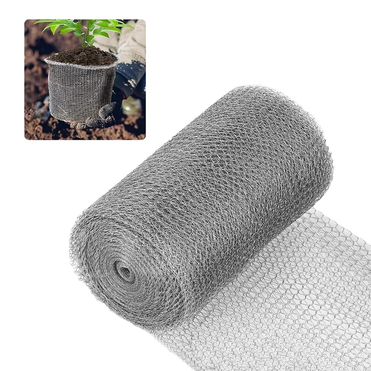 1 Roll Metal Screen Mesh,Stainless Steel Mesh Screen,Rusty-Proof Metal ...