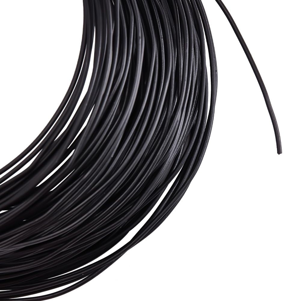 1 Roll Metal Wire 43.74 Yard Black Bendable Wire Iron Craft Wire ...